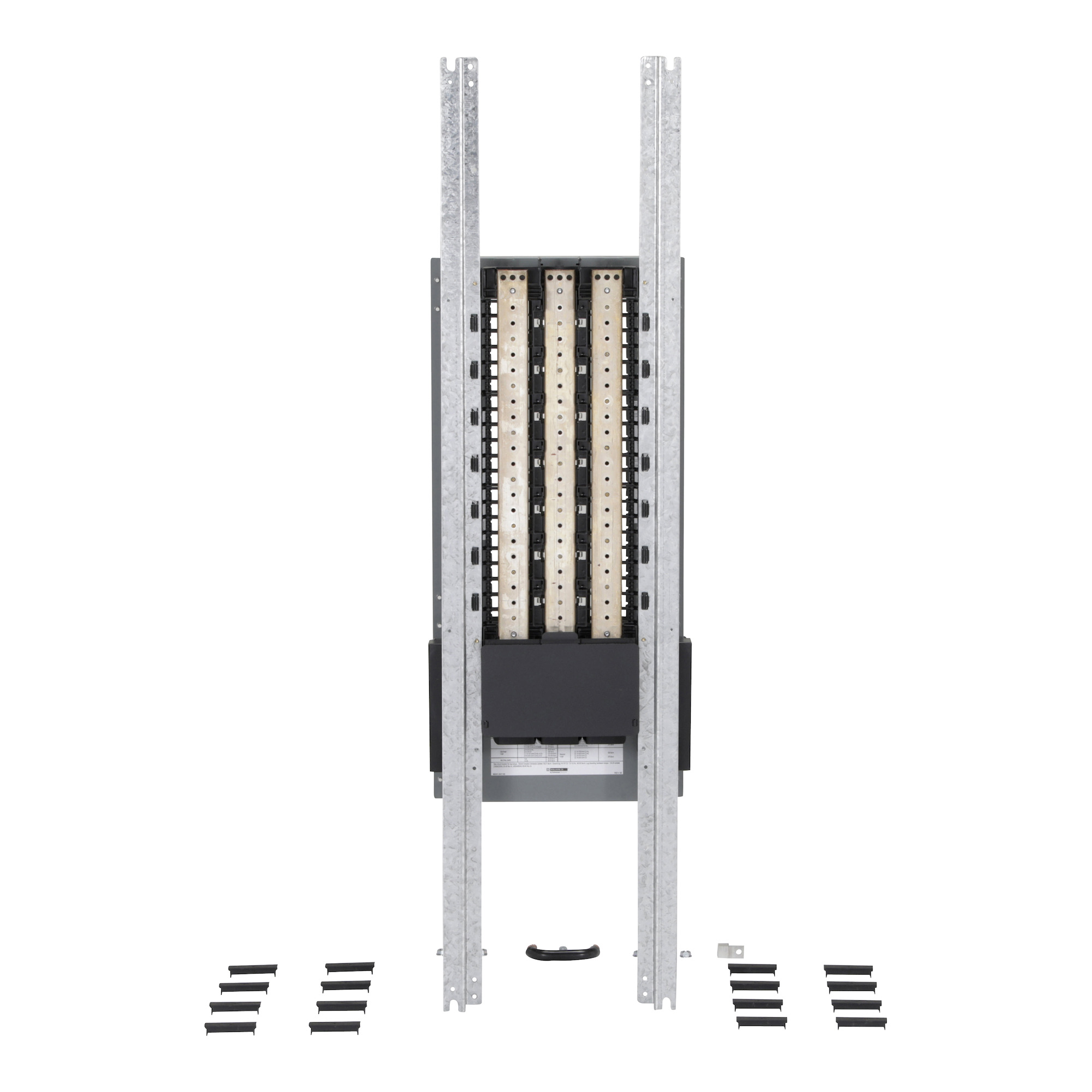 Panelboard interior, NQ, main lugs, 600A, Cu bus, 42 pole spaces ...