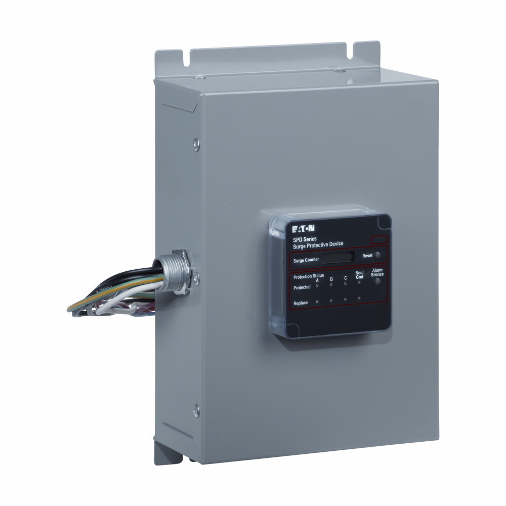 Eaton SPD series surge protection device, 120 kAIC, 120/208V wye ...