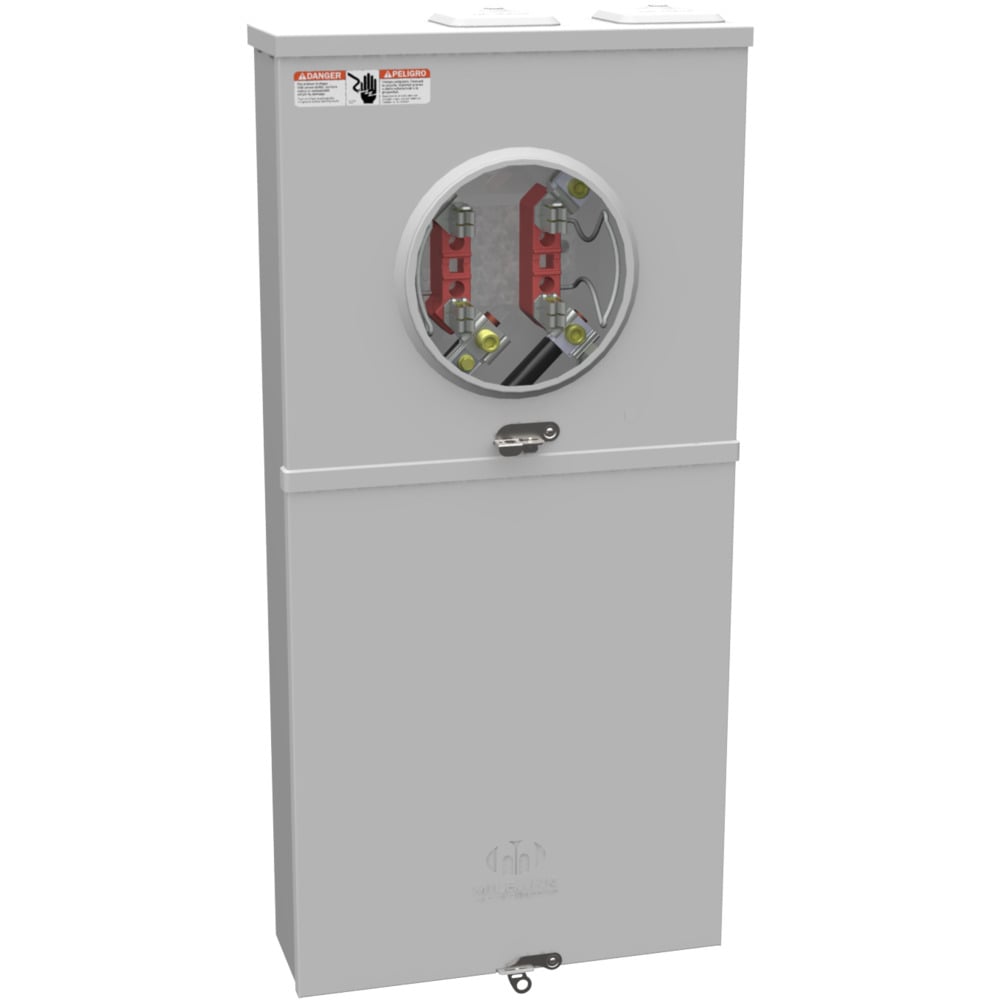 U5168-XTL-200-KK Single Position Meter Socket with Main and Load ...