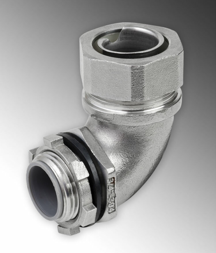 Stainless Steel 316 Flex 90 Degree Connector 1" | Crescent Electric ...