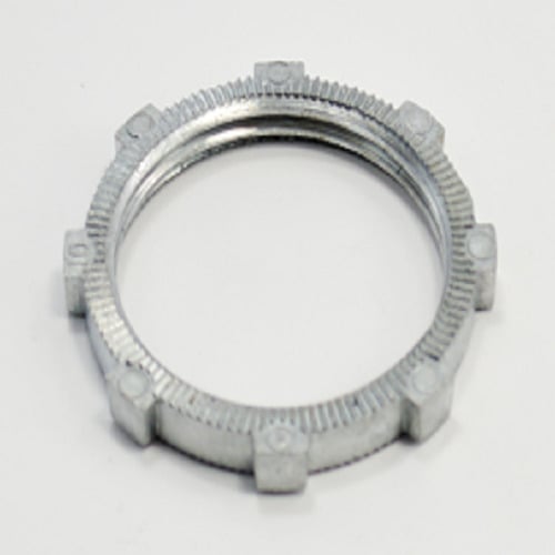 Locknut, Conduit, Zinc Die Cast, Fitting Locknut, Size 1 1/4 Inch ...