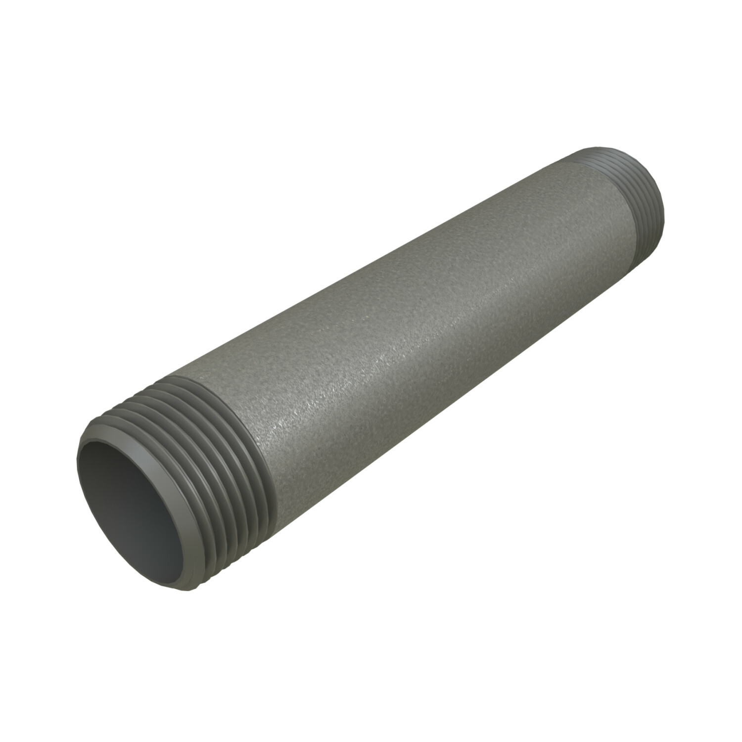 1/2" x 4" Nipple, Galvanized Rigid Conduit, GRC, Galvanized Steel ...