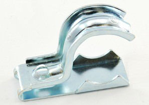 One piece clamp back and strap combination, 1 hole, Steel, 3/4 ...
