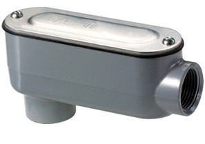 Rigid and IMC Conduit Body, Type LB, Malleable Iron, Cover and Ga ...
