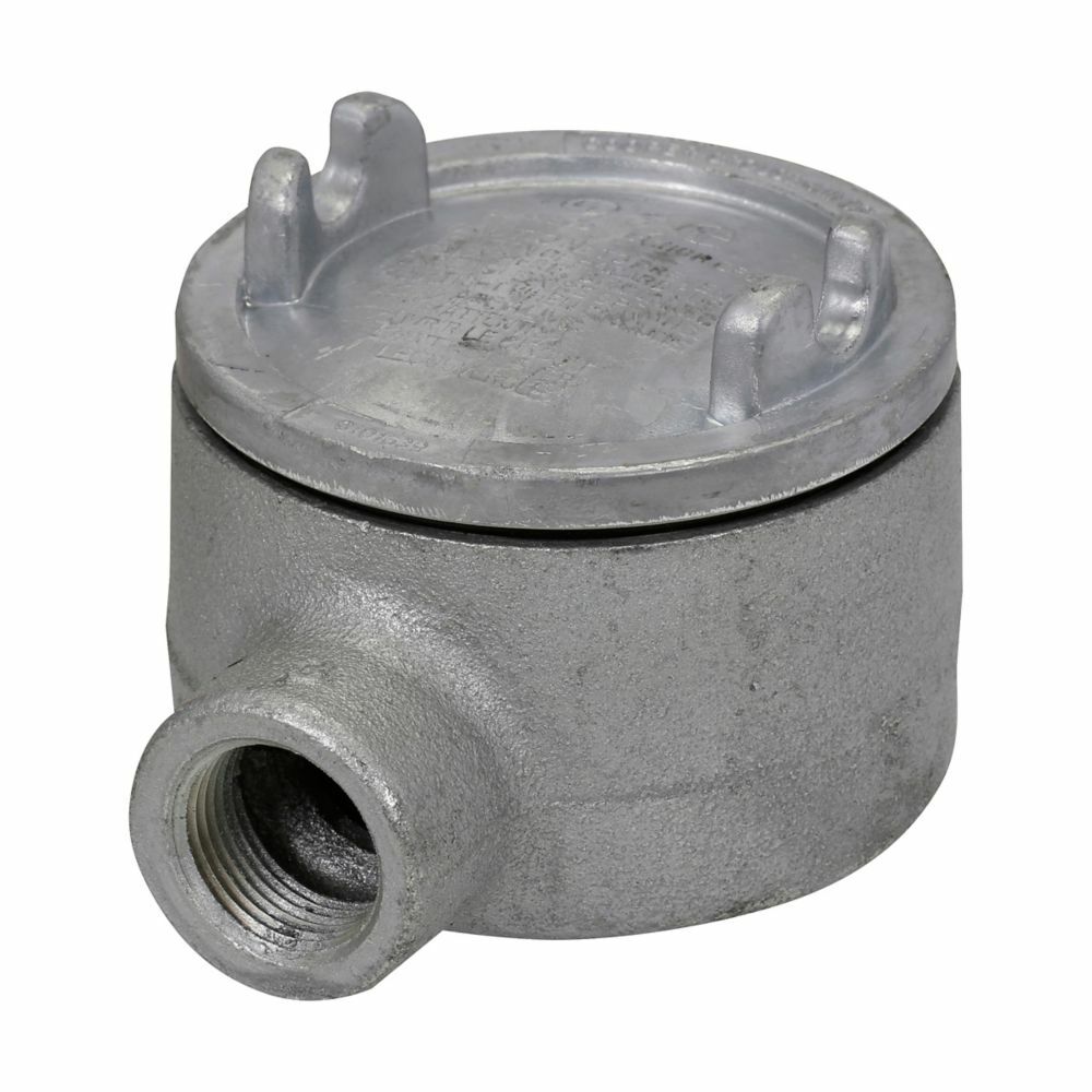 Eaton Crouse-Hinds series Condulet GUA conduit outlet box with co ...