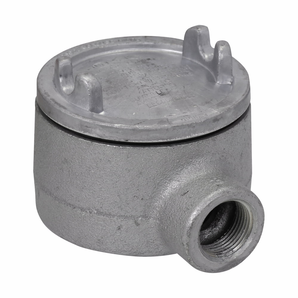 Eaton Crouse-Hinds series Condulet GUA conduit outlet box with co ...