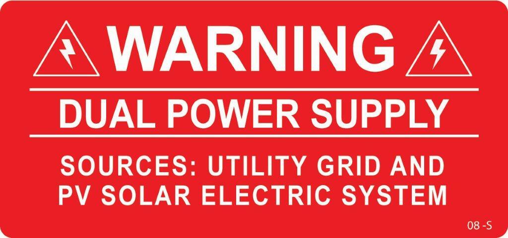 Solar Labels | Crescent Electric Supply Company