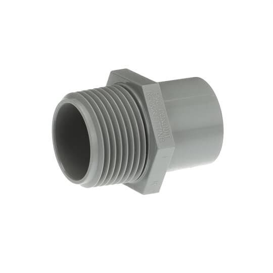 1 inch PVC conduit repair male threaded adapter. | Crescent Electric ...