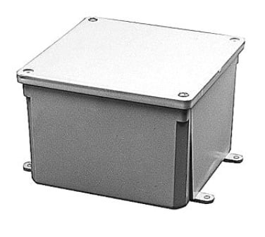 Non-Metallic Junction Box Cover with FIP Gasket - 4 inch x 4 inch ...