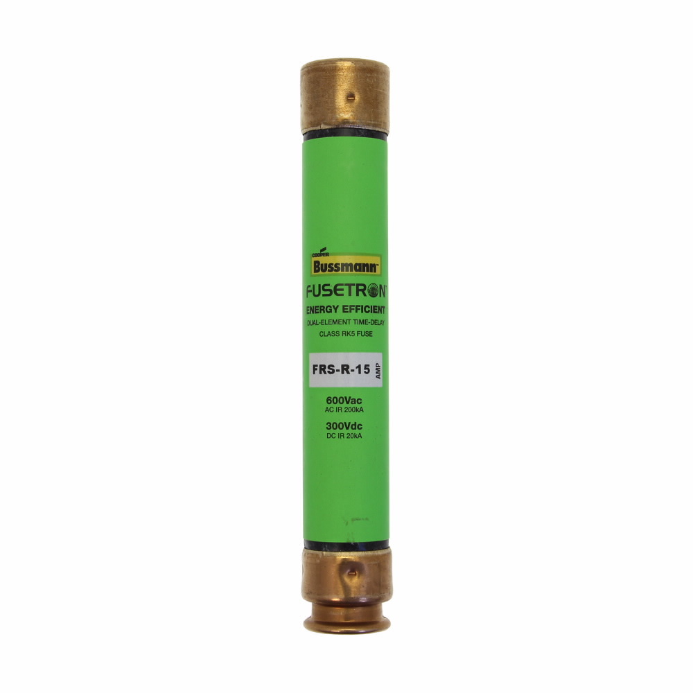Eaton Bussmann series FRS-R fuse, 15 A, Dual, Class RK5, Non-indi ...