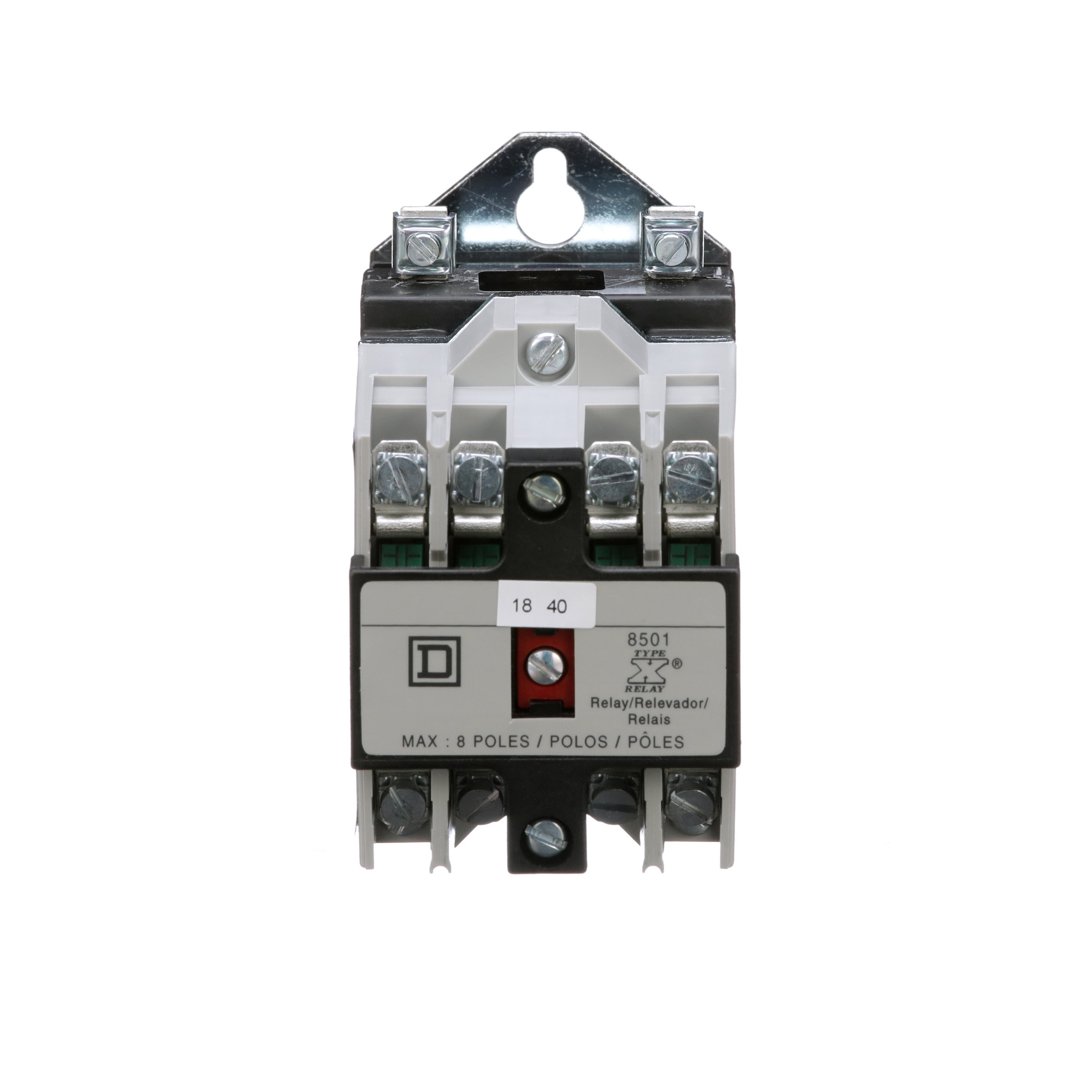 NEMA Control Relay, Type X, machine tool, 10A resistive at 600 VA ...