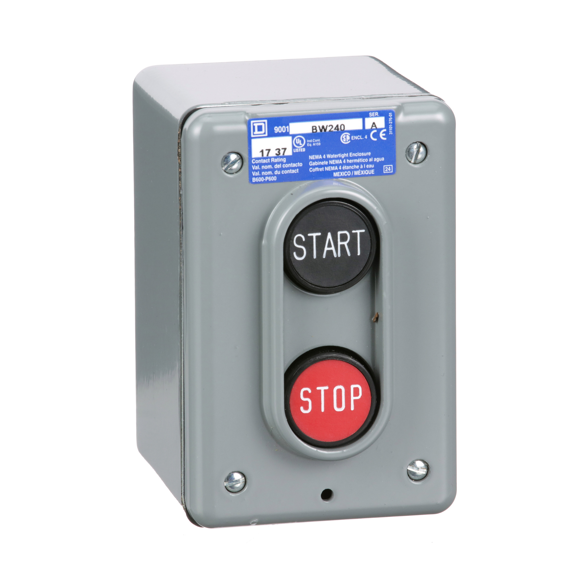 Complete control station, Harmony 9001B, 2 push buttons START-STO ...