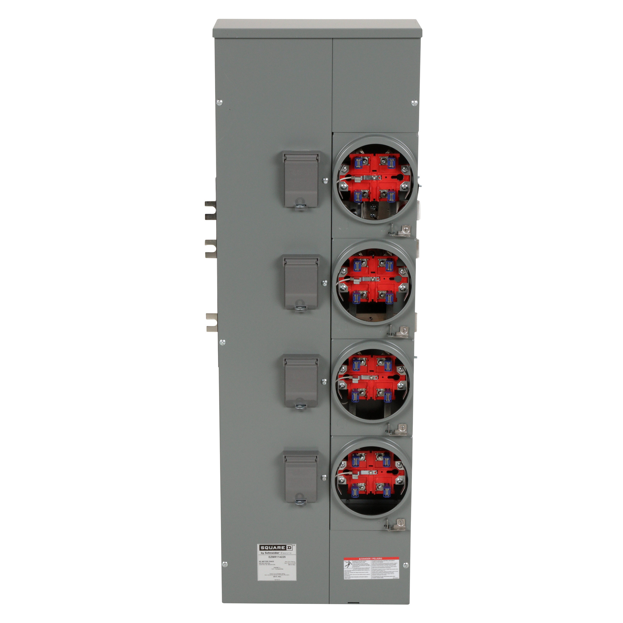 EZMR114225 Branch Unit, EZ Meter Pak, 225 Amp, 4 Socket, 120/240V ...