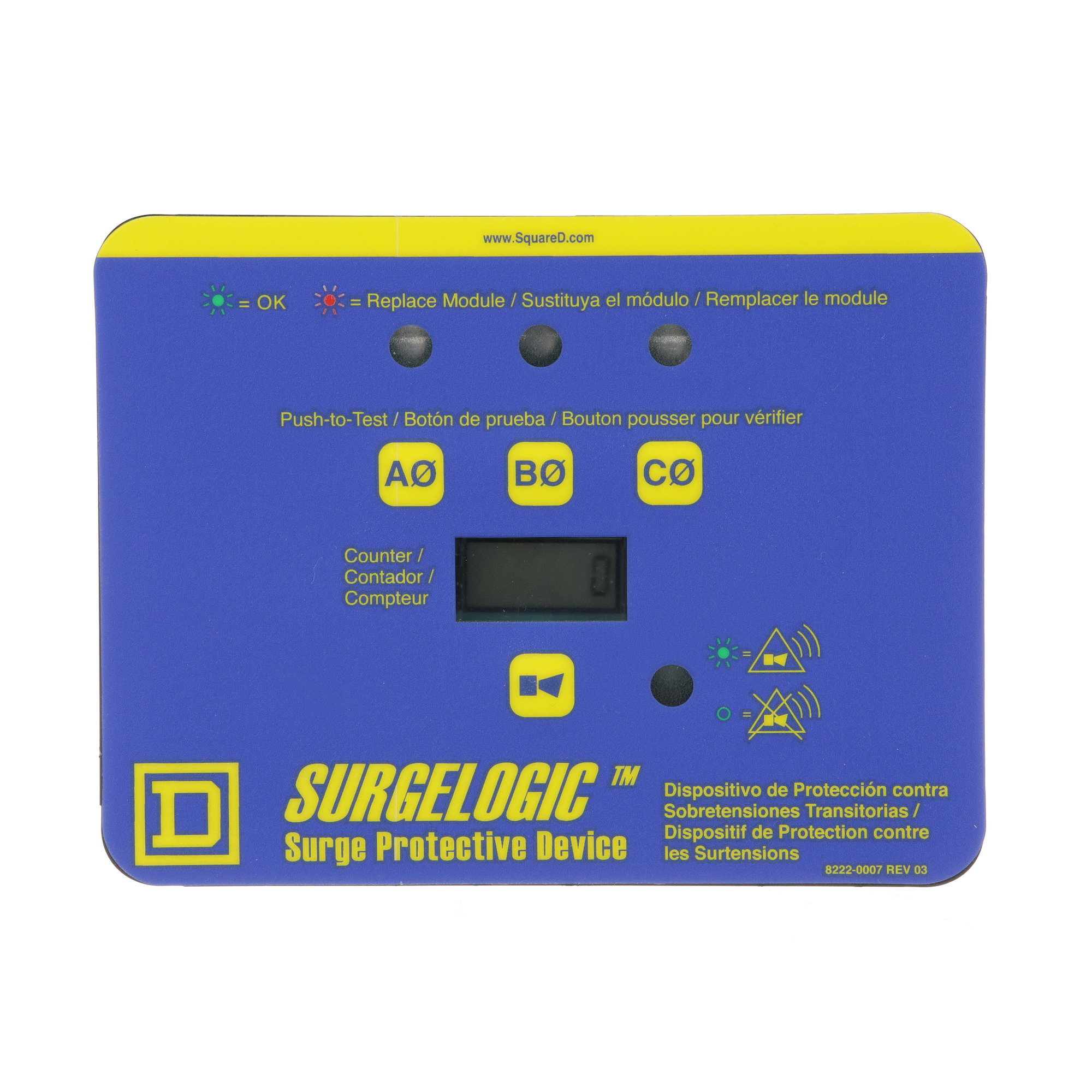 Surge protection accessory, Surgelogic, TVSS display kit, 3 phase ...