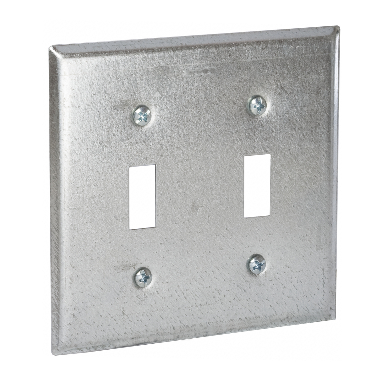 4 In. Sq. - Two Device Wall Plates, 2 Toggle Sw.es, 1/4 In. Raise ...