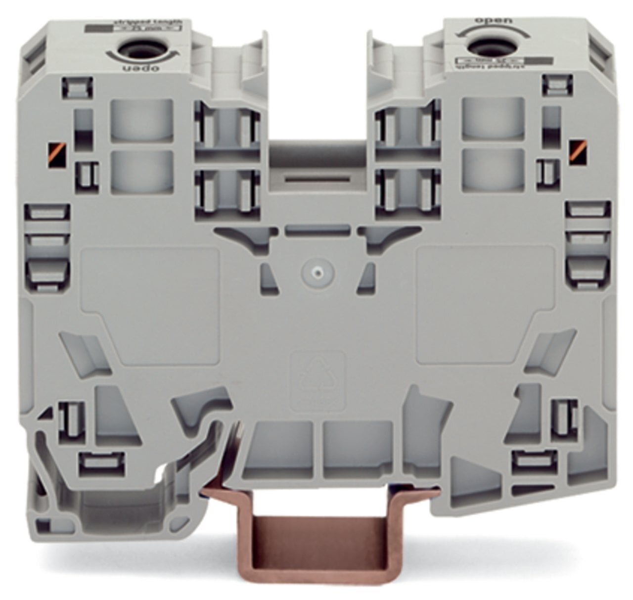 285-135 Terminal Block, 1 kV AC, 125 A, 10 to 2 AWG Wire, DIN Rai ...