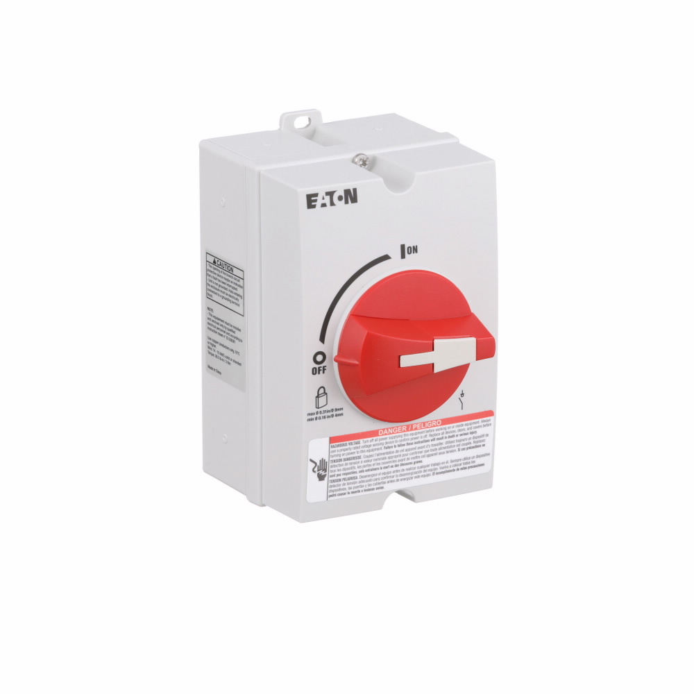 Eaton enclosed rotary disconnect switch, 30 A, NEMA 4X, Stainless ...