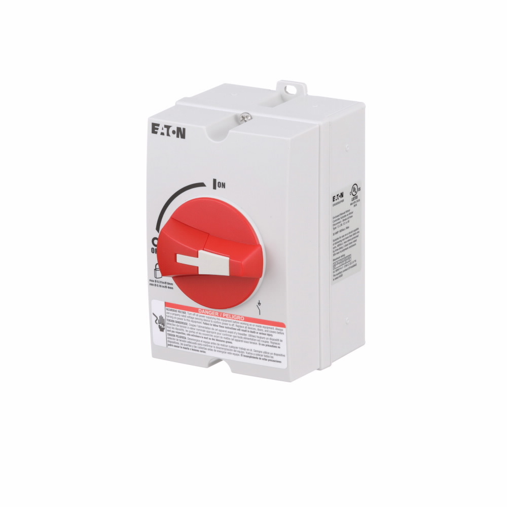 Eaton enclosed rotary disconnect switch, 30 A, NEMA 4X, Stainless ...