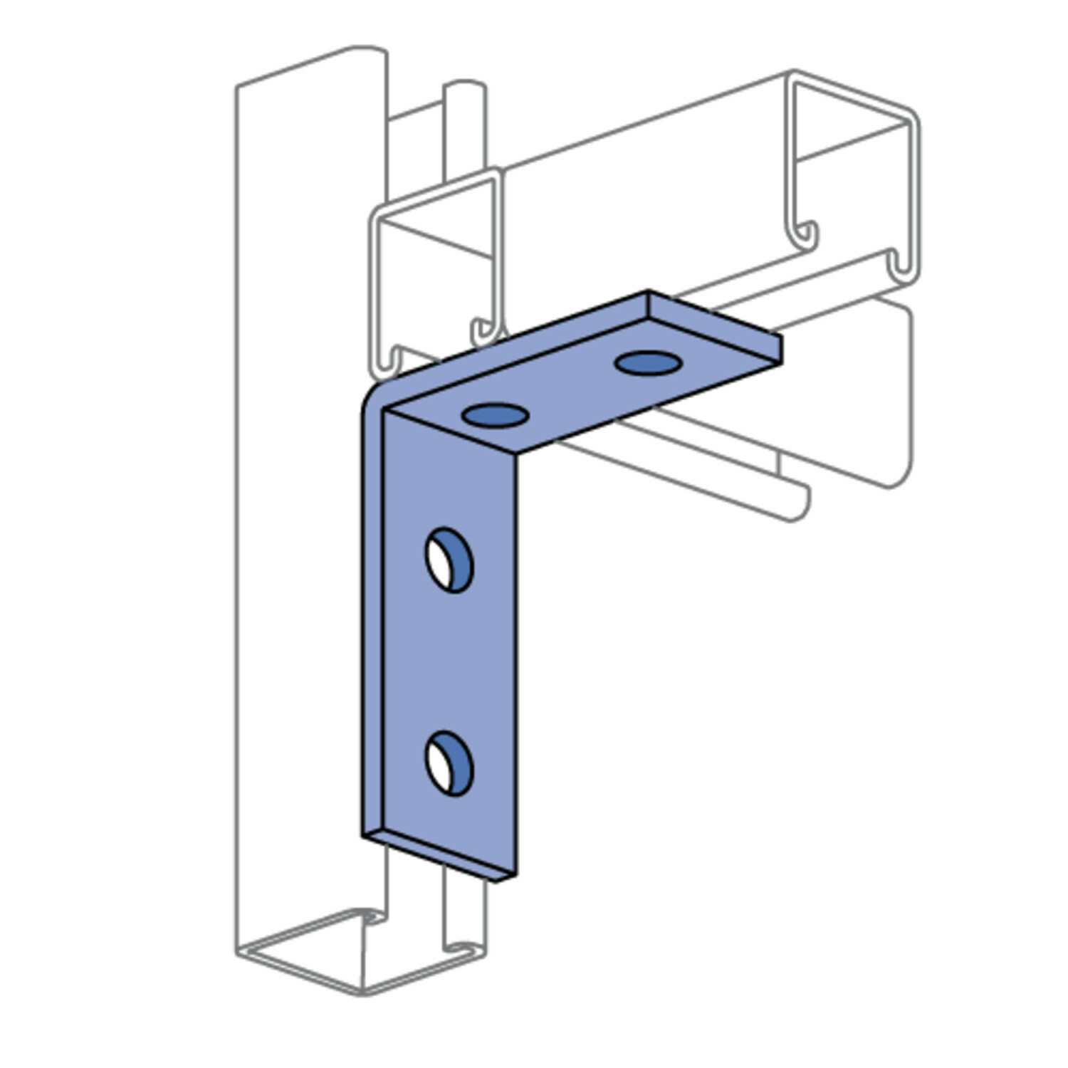 UNISTRUT FITTING, 1-5/8"x 3-1/2"x 4-1/8", HG | Crescent Electric Supply ...