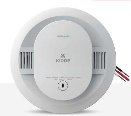FireX Smoke Alarm, Hardwired with AA Backup Battery, 1 Pack | Crescent ...