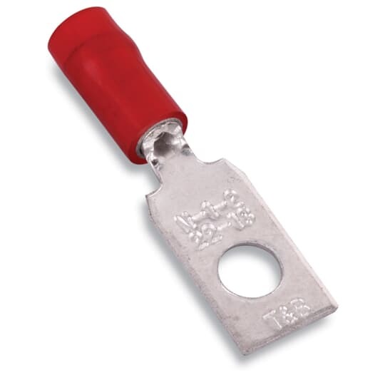 RA480 Sta-Kon Insulated Ring Terminal, 22 to 18 AWG Conductor, 1 ...