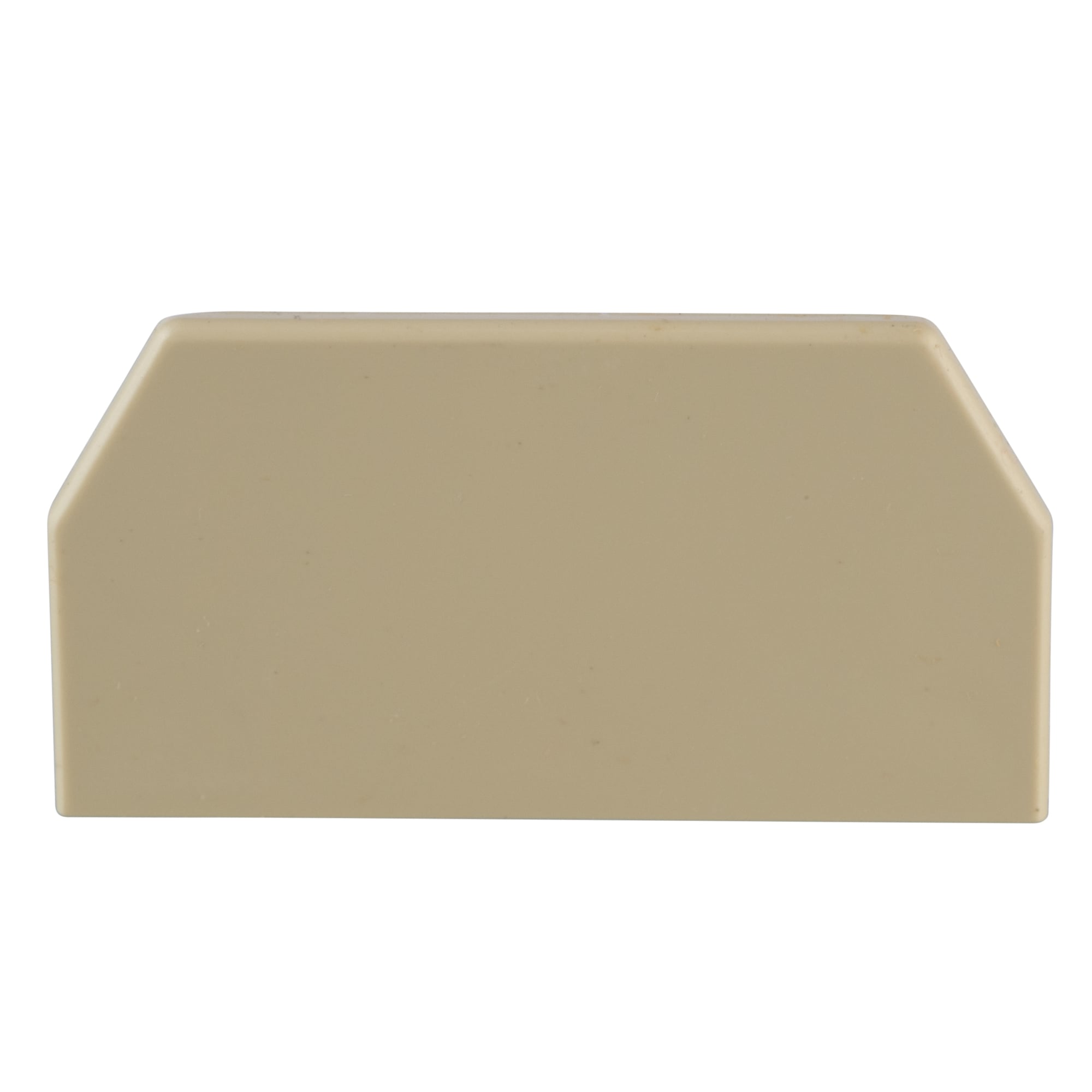 Surface Raceway, T-45 End Cap, Electric Ivory | Crescent Electric ...