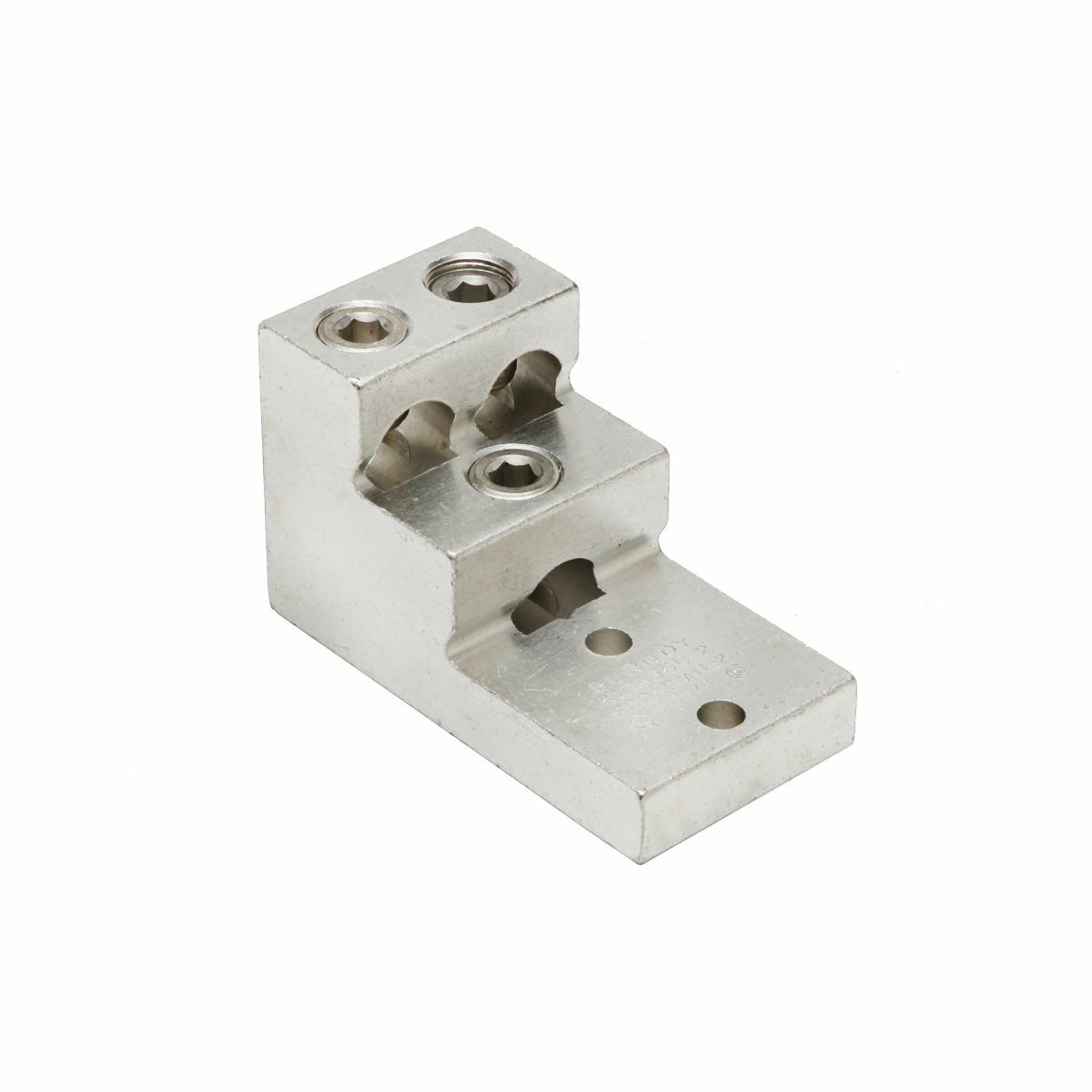 Aluminum Universal Terminal, 2 Hole, Three: 2 AWG (Str)-600 kcmil ...